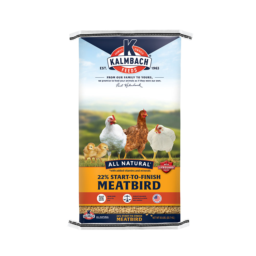 22% Start-To-Finish Meatbird Feed | Kalmbach Feeds®