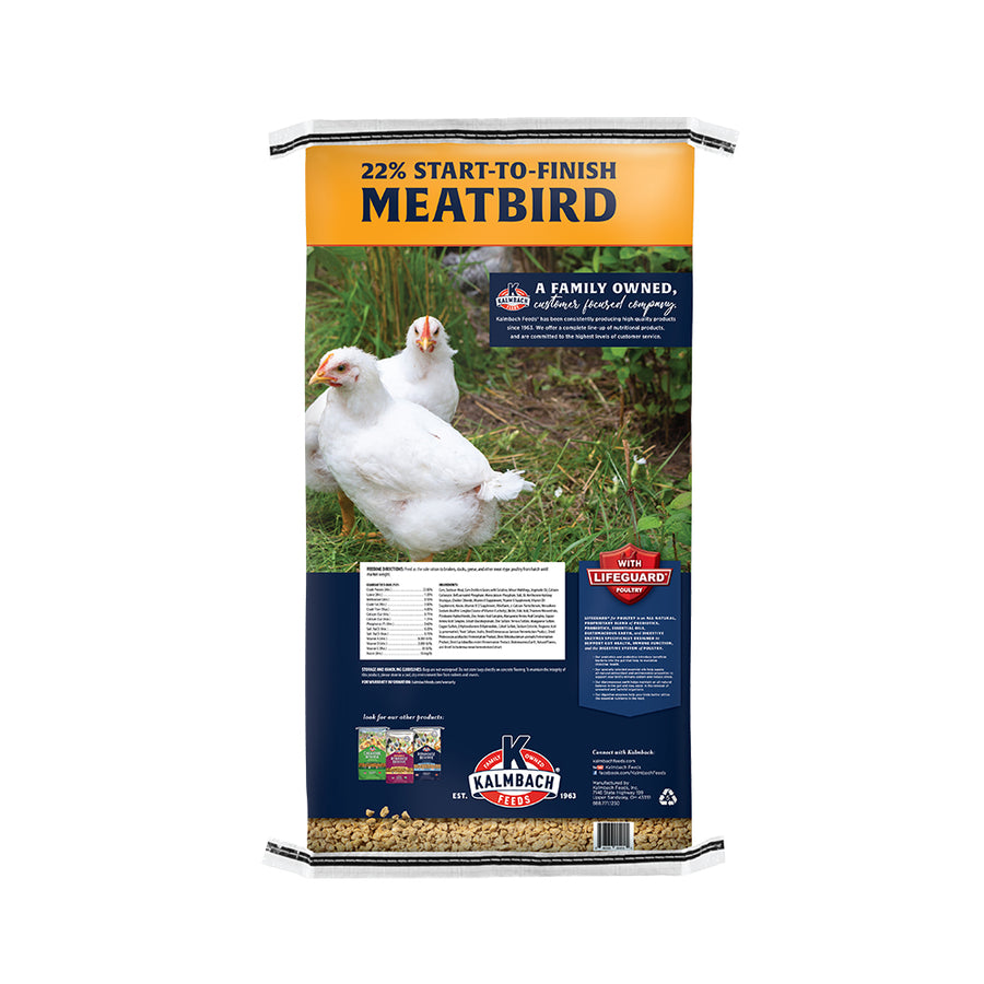 22% Start-To-Finish Meatbird Feed | Kalmbach Feeds®