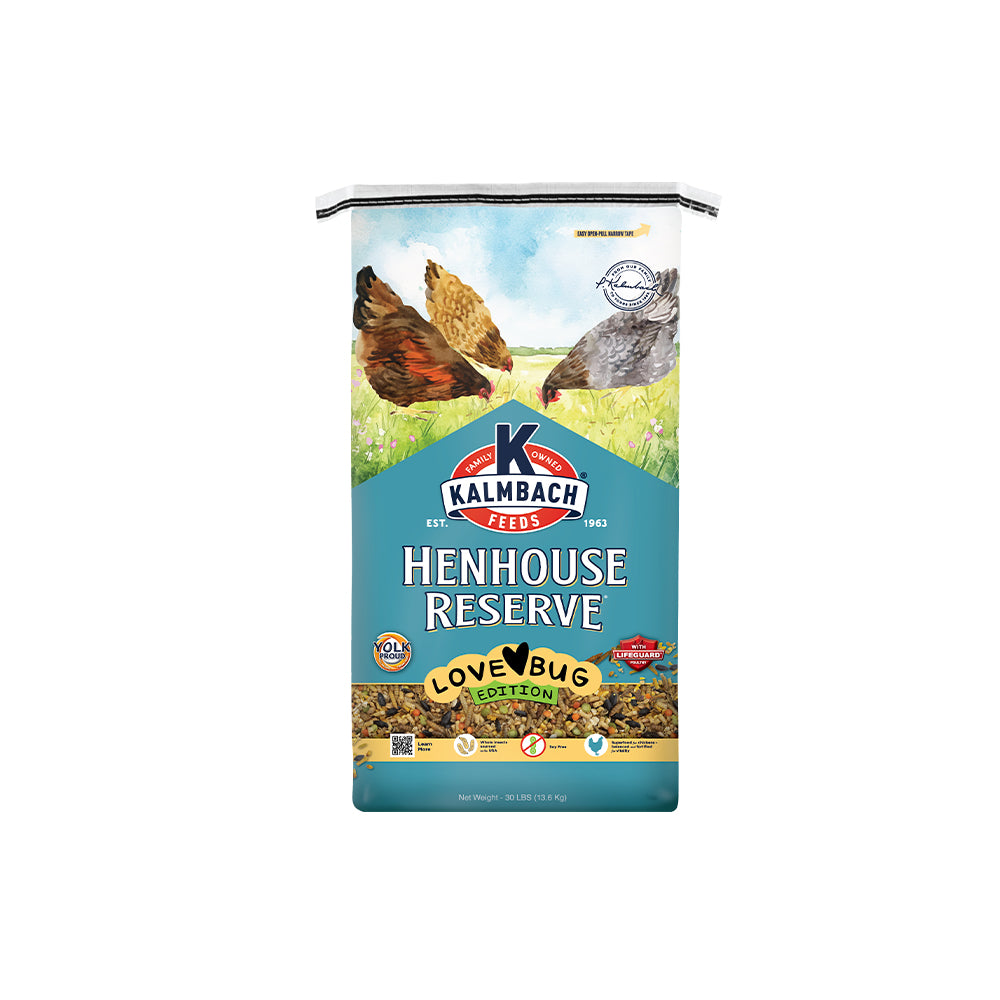 Henhouse Reserve Love Bug™ | Soy Free Poultry Feed – Kalmbach Feeds®