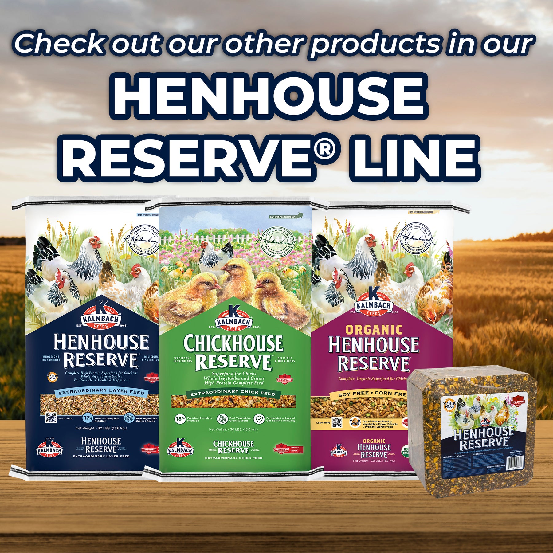 Henhouse Reserve® Organic Chicken Feed | Kalmbach Feeds®