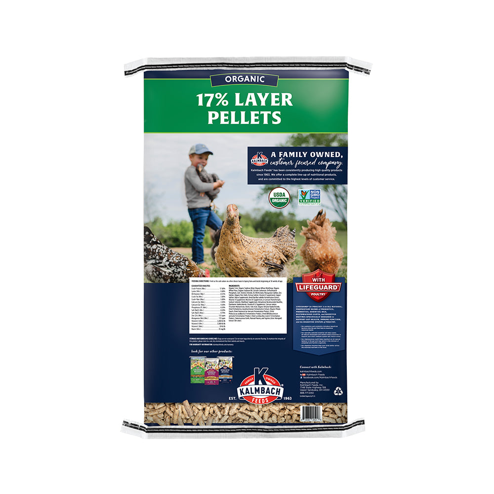 17% Organic Layer (Pellet) – Kalmbach Feeds®